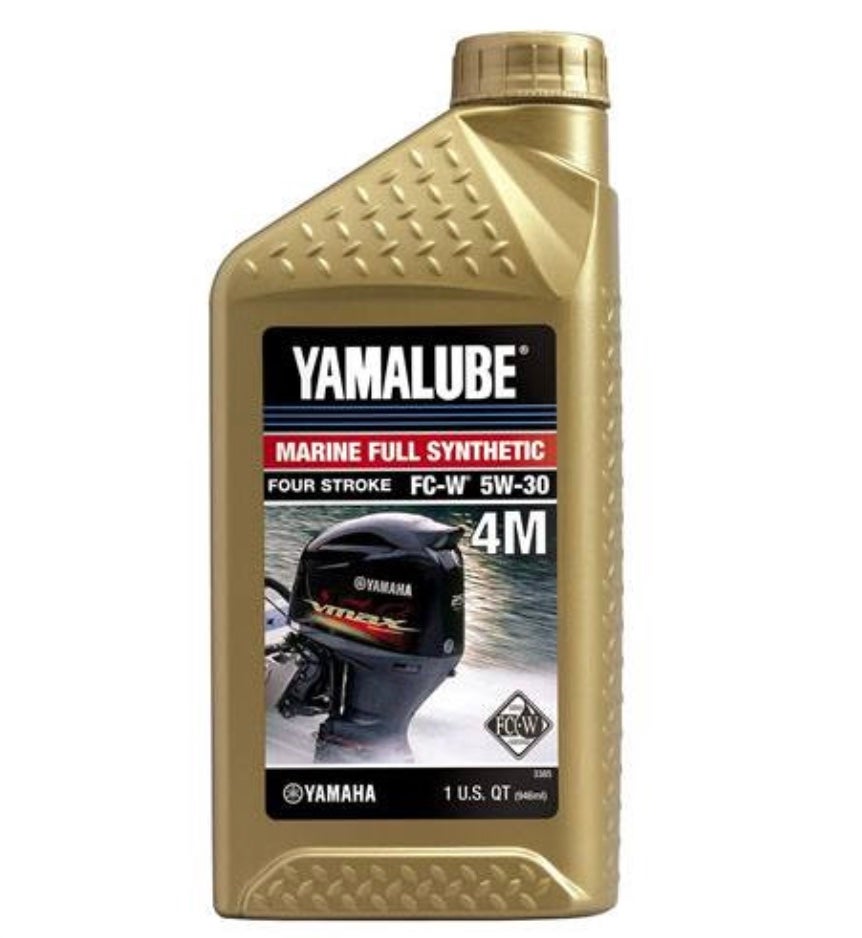 Yamaha LUB-05W30-FC-12 Full Synthetic Oil 5W-30 Four Stroke Quart ...