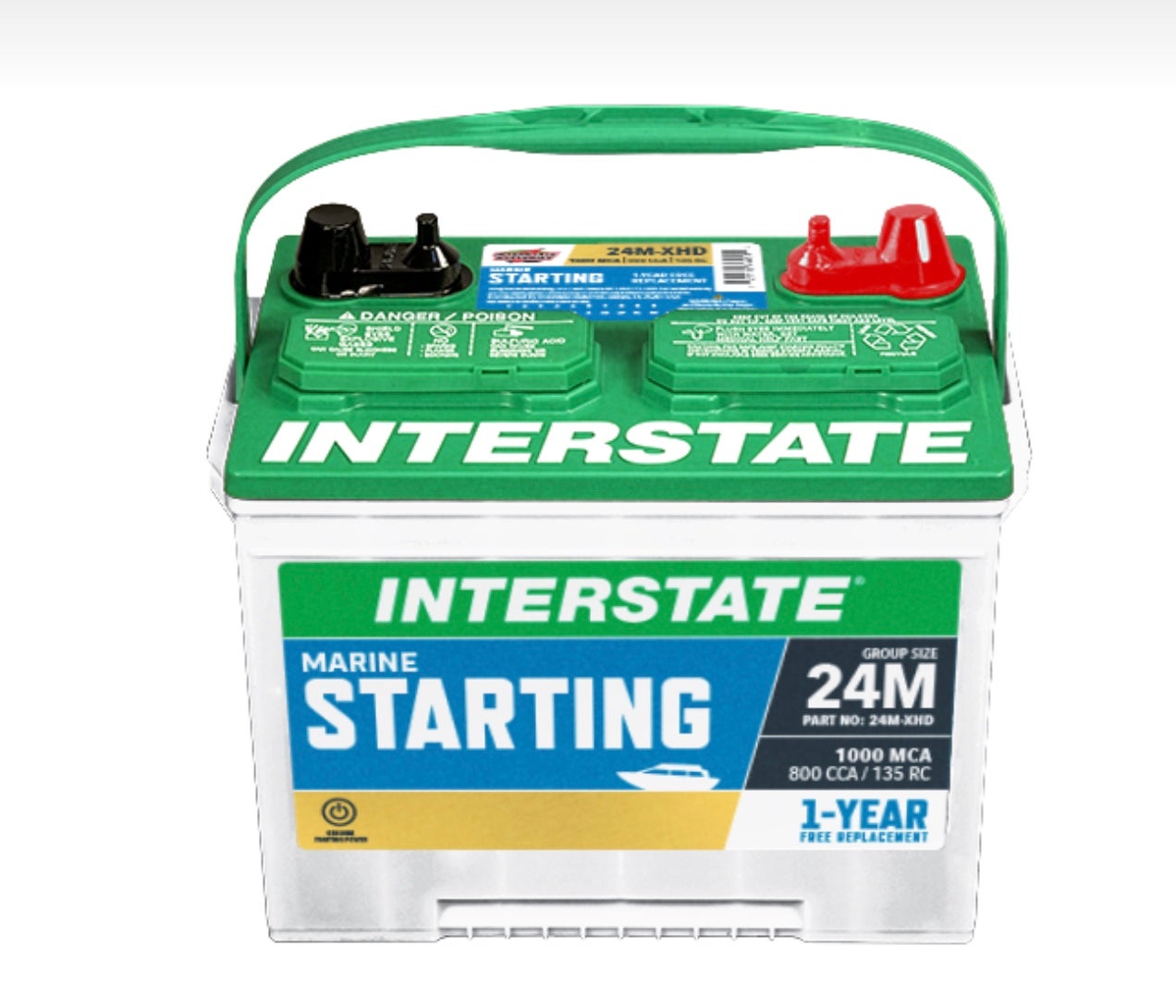 INTERSTATE 24M-XHD Cranking Battery | Bentleys Marine & Electronics